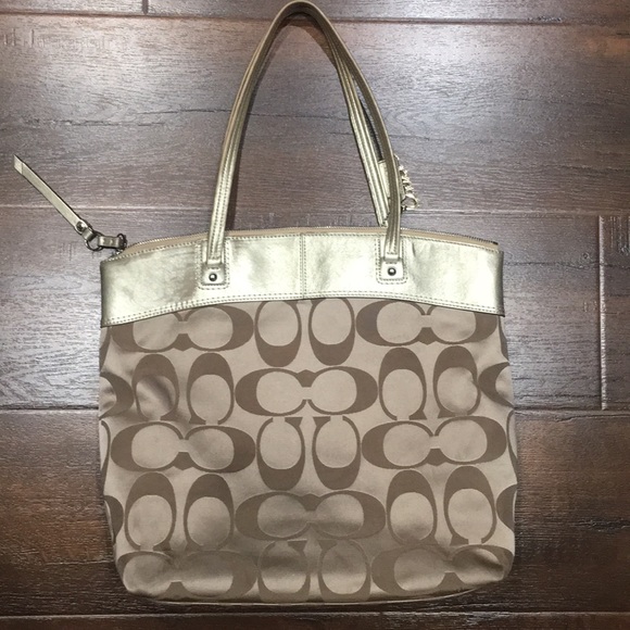 Coach | Bags | Large Golden Coach Bag | Poshmark
